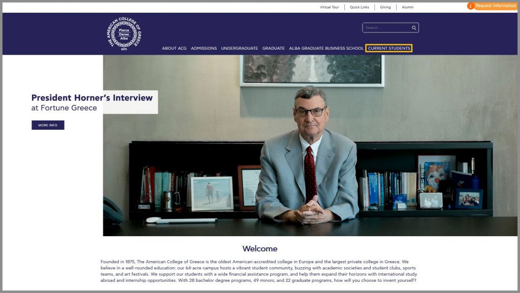 Connect To Linkedin The American College Of Greece Blackboard